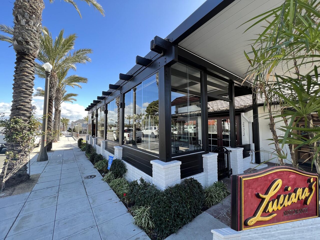 Luciana's Restaurant Pergola Case Study | Palmiye California